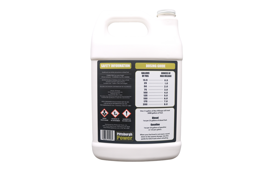 Max Mileage - Fuel Borne Catalyst - 1 Gallon – Pittsburgh Power