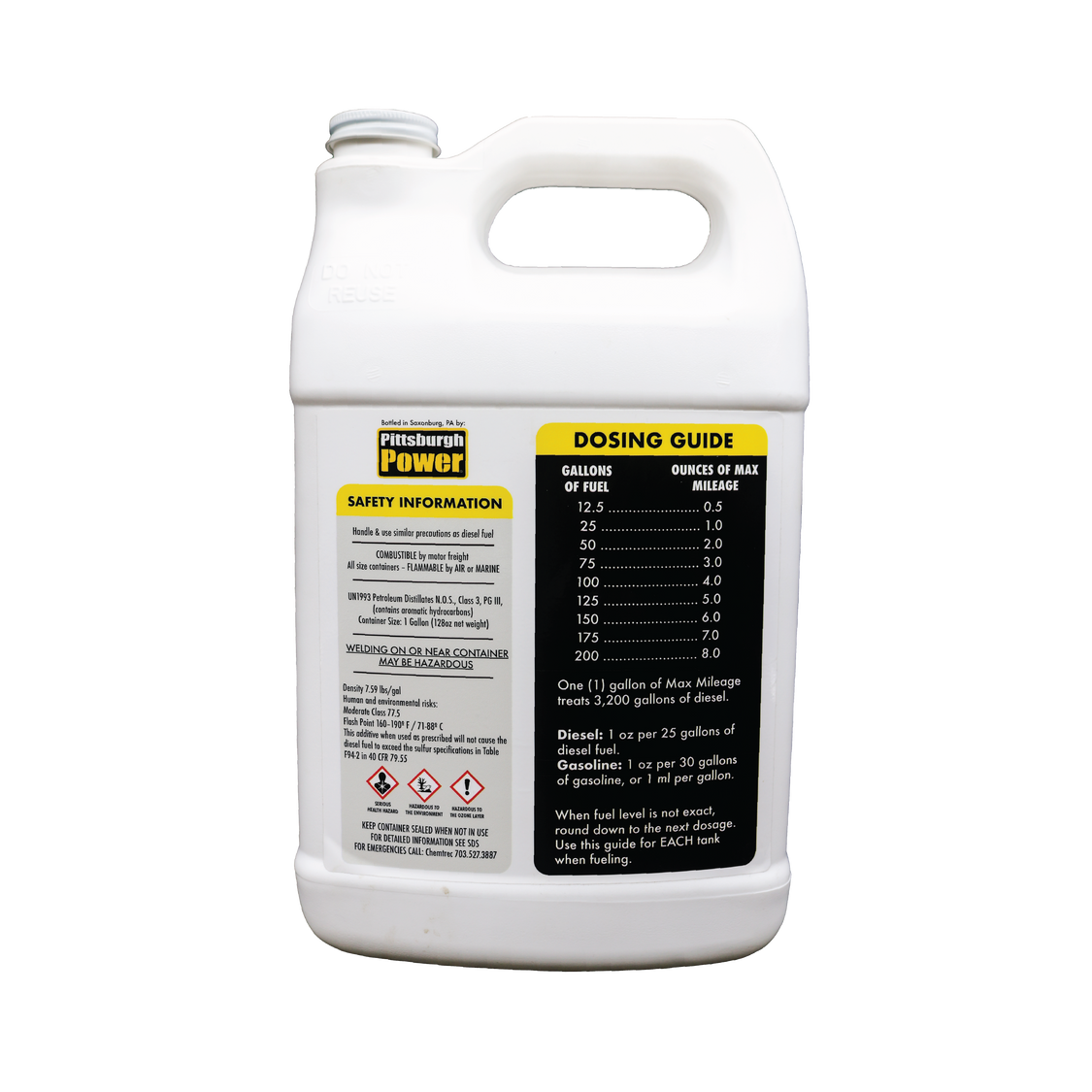 Max Mileage - Fuel Borne Catalyst - 1 Gallon – Pittsburgh Power