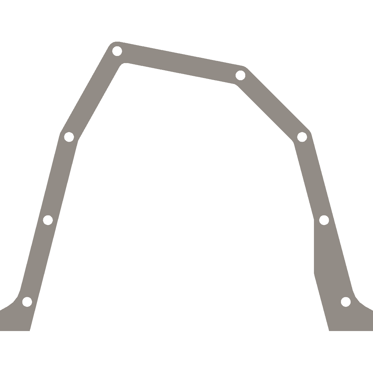 (NEW OLD STOCK) 3939353- Cummins Rear Cover Gasket – Pittsburgh Power