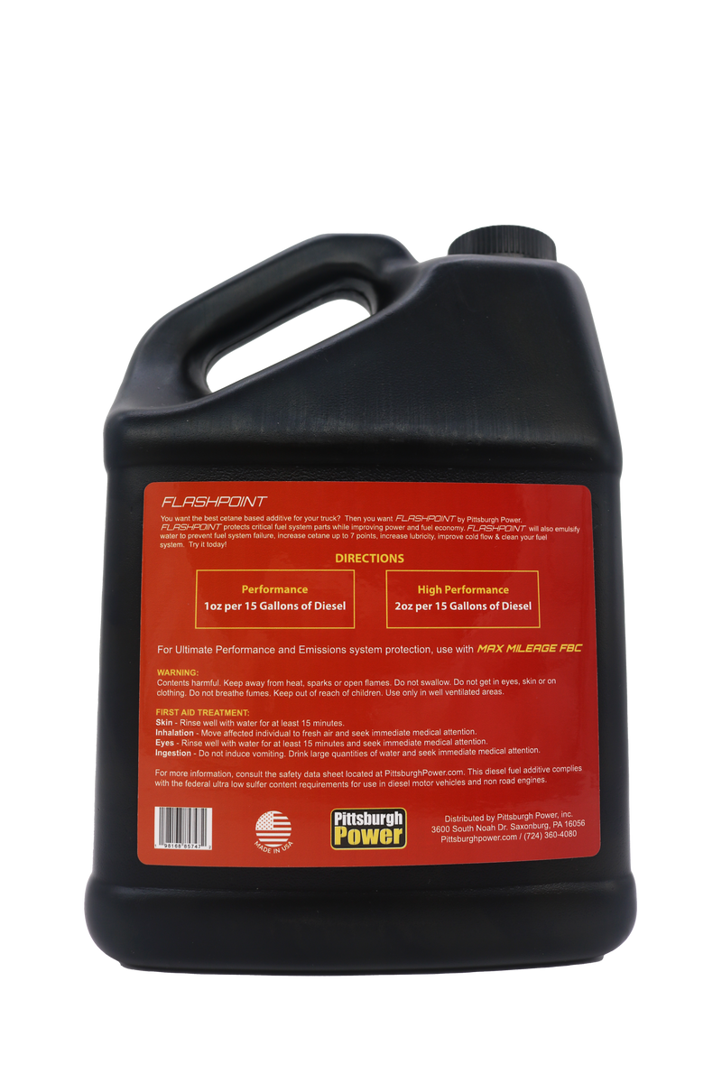Flashpoint - Diesel Performance Additive + Cetane - 1 Gallon ...